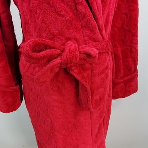 Charter Club | Intimates & Sleepwear | Charter Club Red Fleece Robe ...